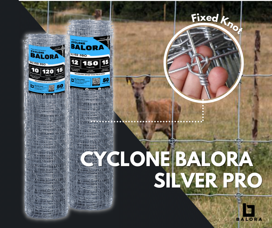 Jenis-Jenis Ikatan Dawai Pagar Cyclone – Pagar Kebun & Ternakan - Balora