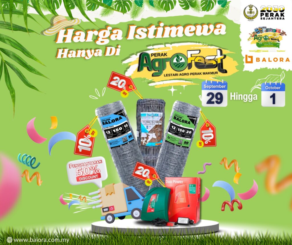 PERAK AGROFEST 2023 – PAMERAN & JUALAN PAGAR CYCLONE ( 29 SEPTEMBER – 1 ...